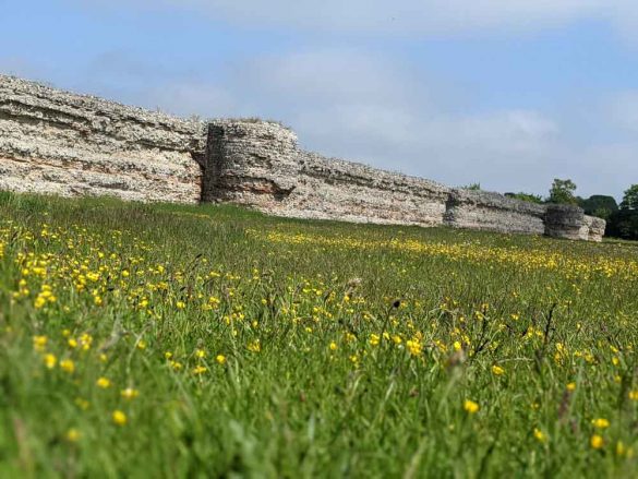 A visit to Burgh Castle Roman Fort, nr Great Yarmouth - Chimptrips